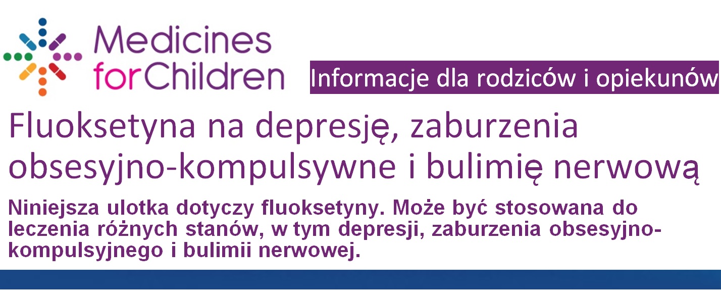Fluoxetine medicines information now available in Polish – Medicines ...